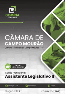 Apostila Digital Concurso Câmara de Campo Mourão - PR 2025