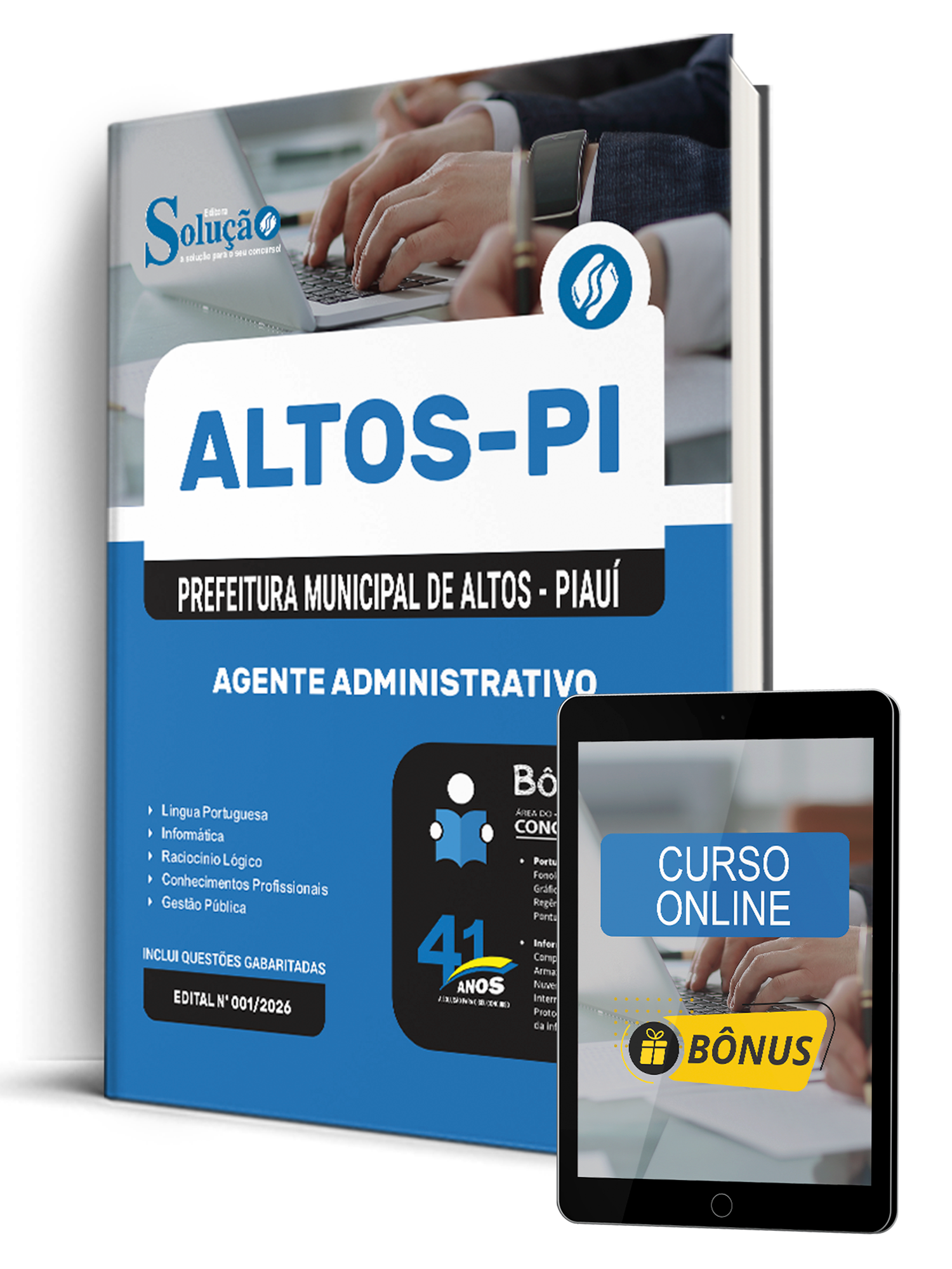 Concurso Prefeitura de Altos - PI 2026: Edital + Apostila em PDF